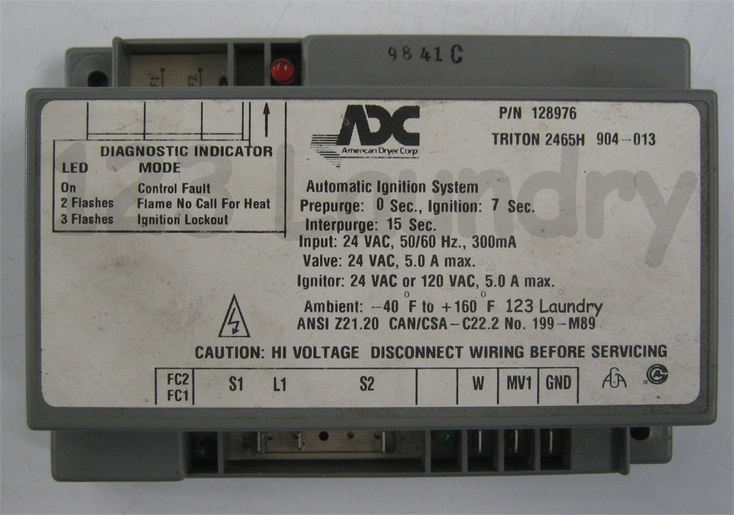 128976 Adc Dryer Dsl Module Wiring Diagram