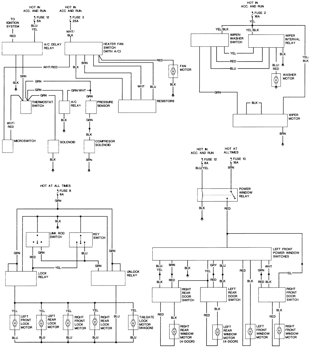 2005 S80 Volvo A/c Relay Wiring Diagram