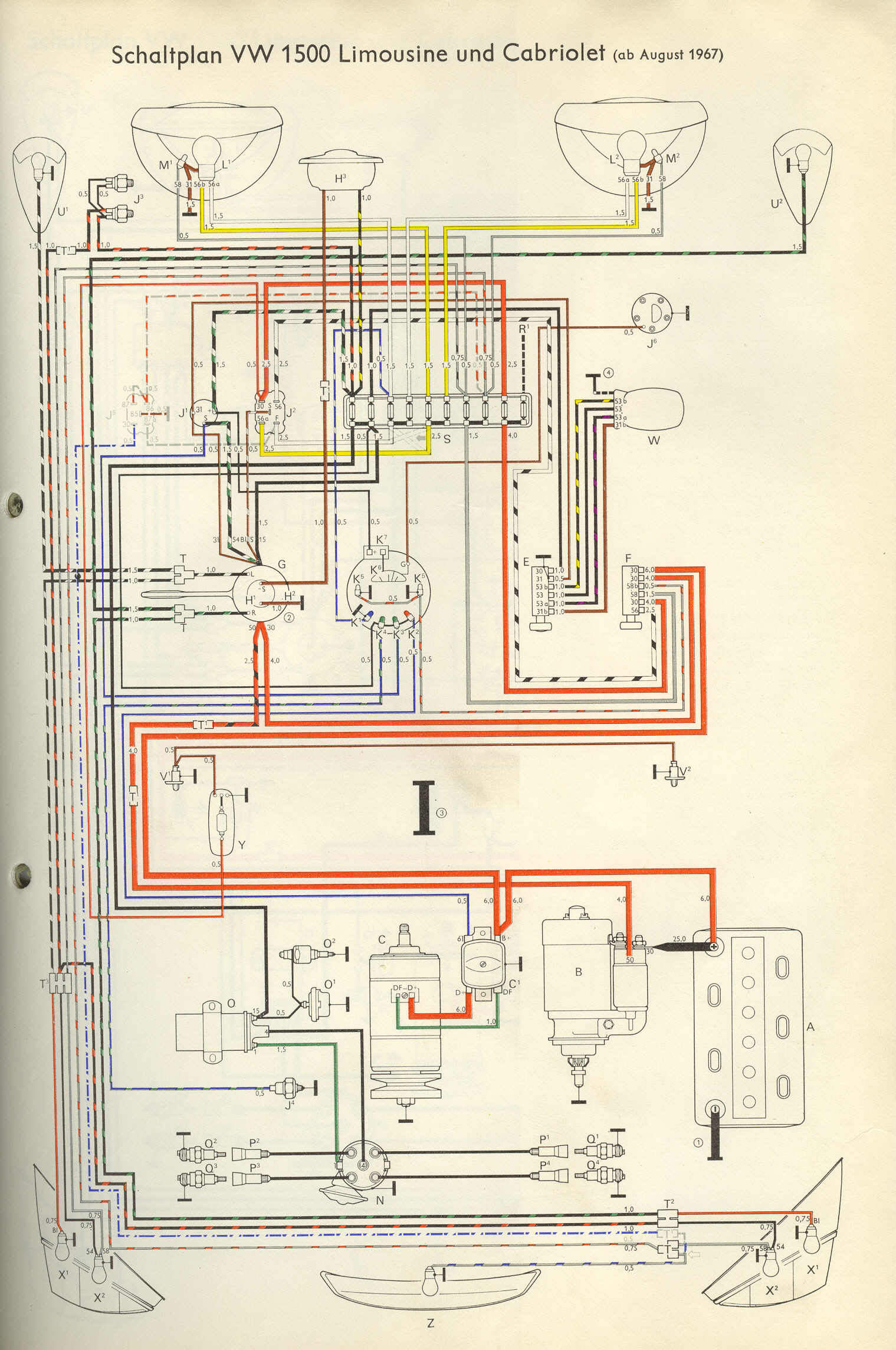 67 Vw Wiring Diagram