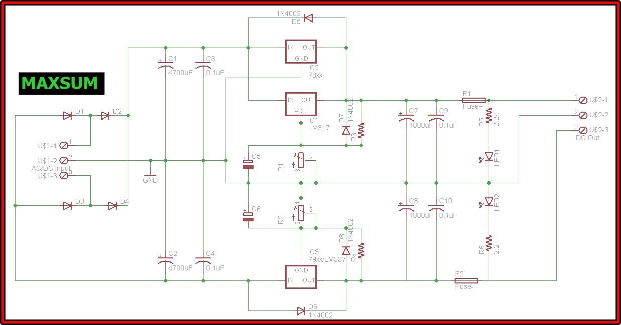 7812 Voltage Regulator Internal Circuit Diagram