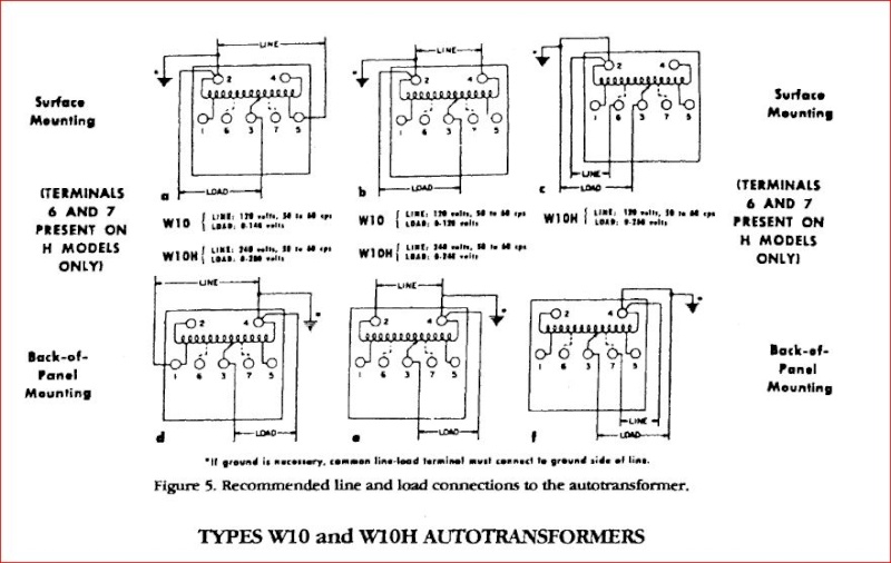 Autotransformer Wiring Diagram