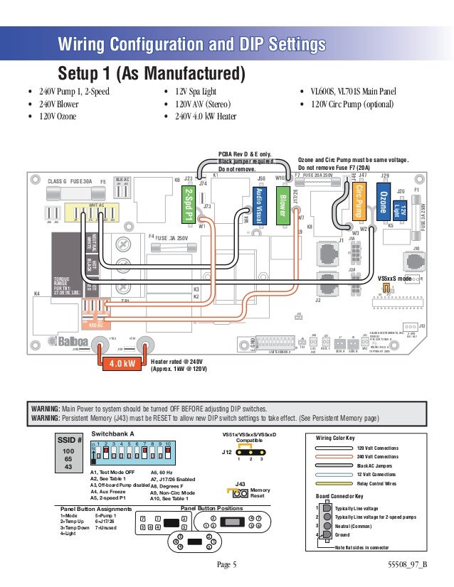 Balboa Instruments Wiring Diagram