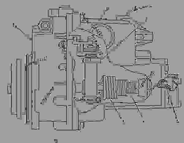 Caterpillar 3116 Fuel System Diagram