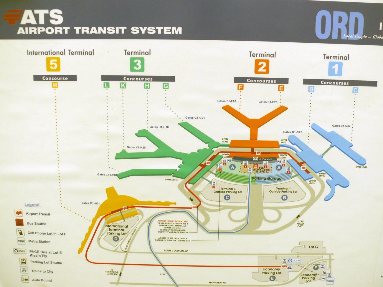 Chicago Ohare Airport Diagram