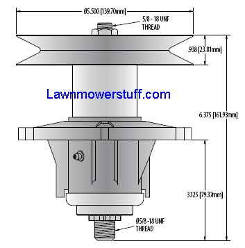 Cub Cadet Spindle Assembly Diagram