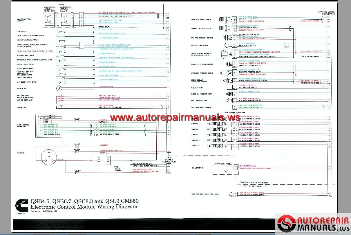 Cummins Isc Engine Wiring Diagram