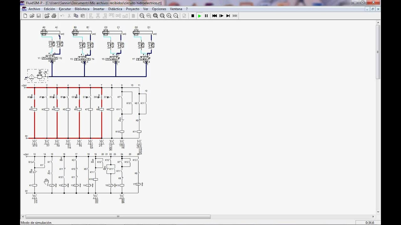 Diagrama Electroneumatico