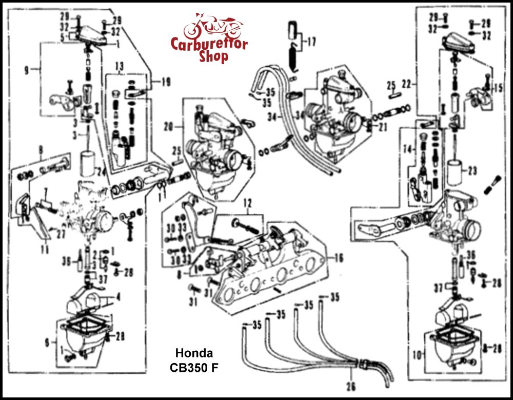 Ds650 Carburetor Diagram