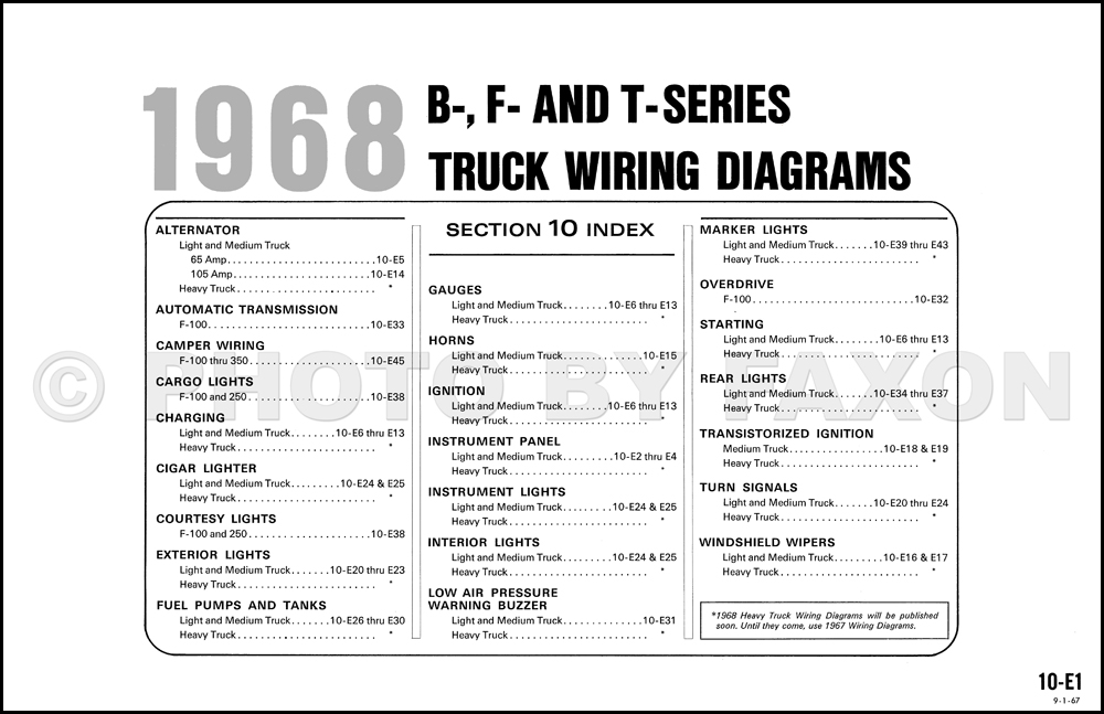 Ford F600 Wiring Diagram