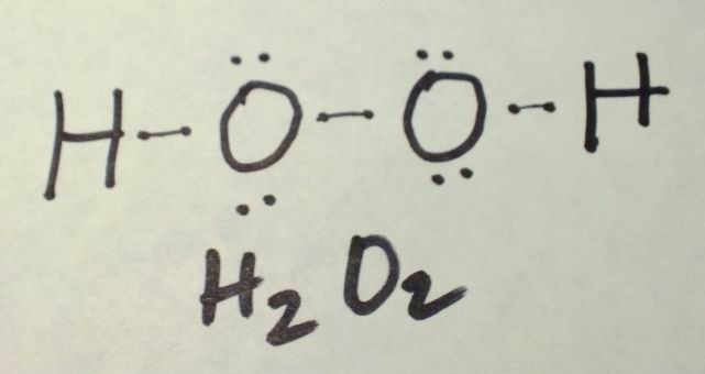 H2o2 Dot Diagram
