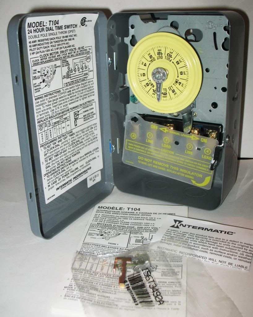 Intermatic Pool Timer Wiring