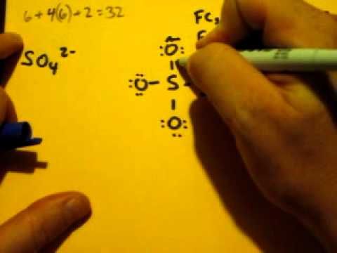 Lewis Dot Diagram For So4 2