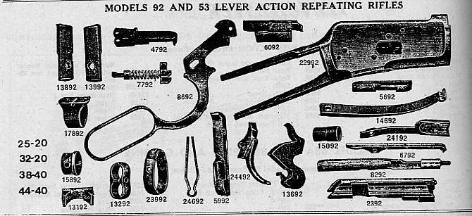 Marlin 1892 Parts Diagram