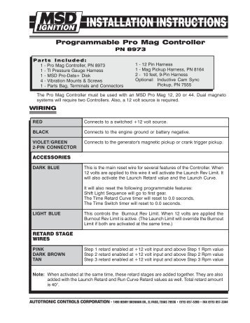 Msd Pro Mag Wiring Diagram