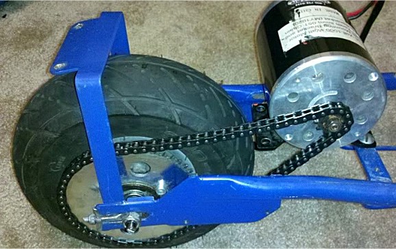 Razor E300 Rear Wheel Assembly Diagram