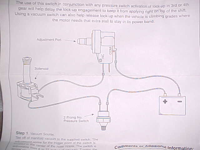 Tci Vacuum Lockup Switch Wiring Diagram
