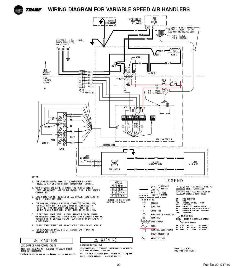 Trane Xe 800 Wiring Diagram