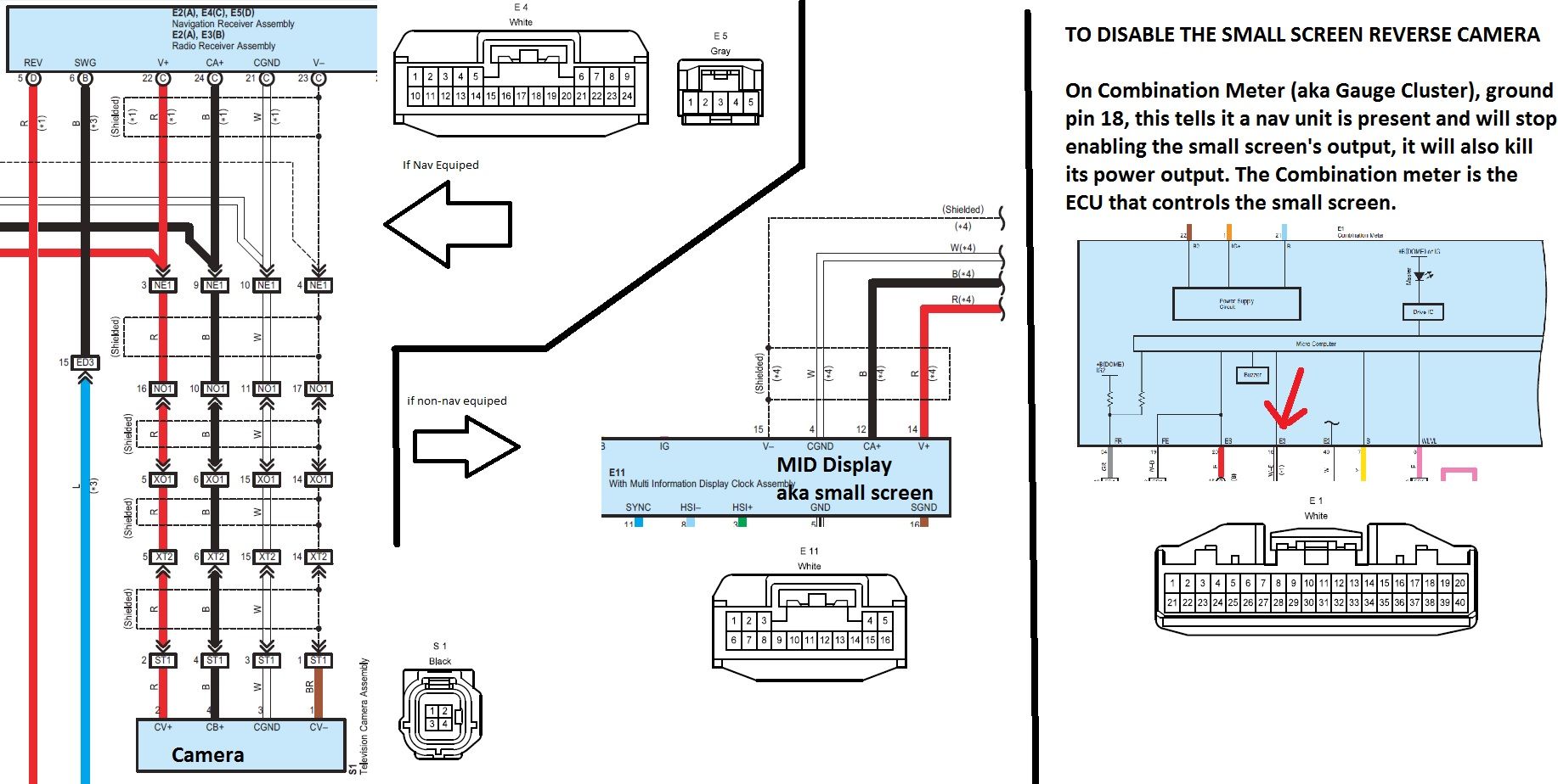 Wiring Diagram Of Multi-information Display Unit On A 2013 Toyota ...