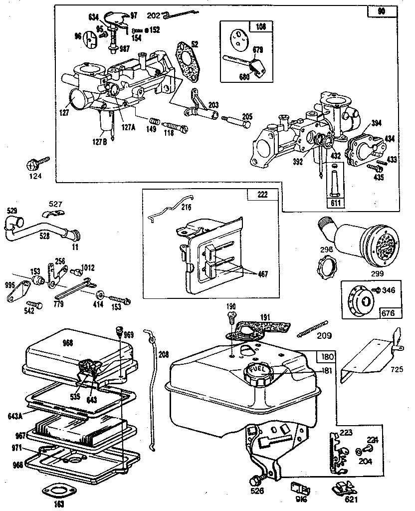 12 HP Briggs and Stratton Carburetor Linkage Diagram: A Comprehensive ...