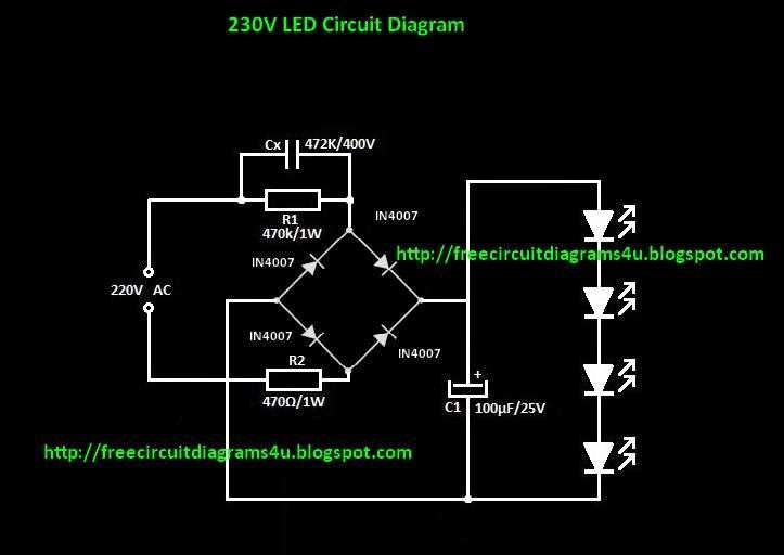 How to Design an AC LED Circuit: A Comprehensive Diagram and Guide