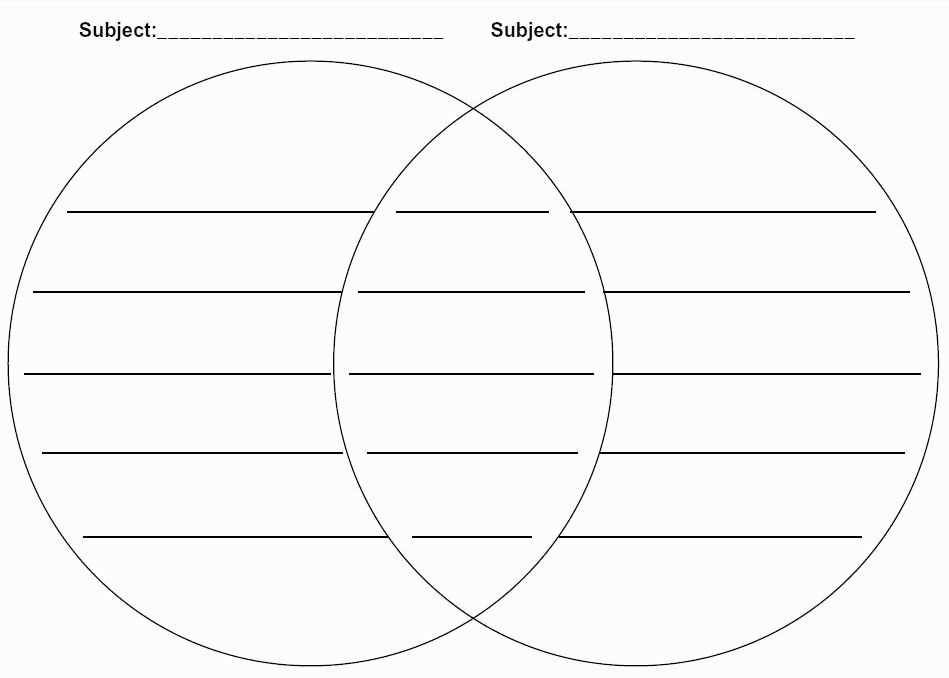 Create Professional Venn Diagrams with Lines for Free