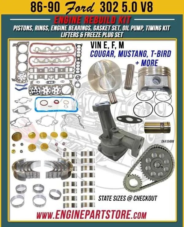302 Ford Engine Diagram and Technical Details