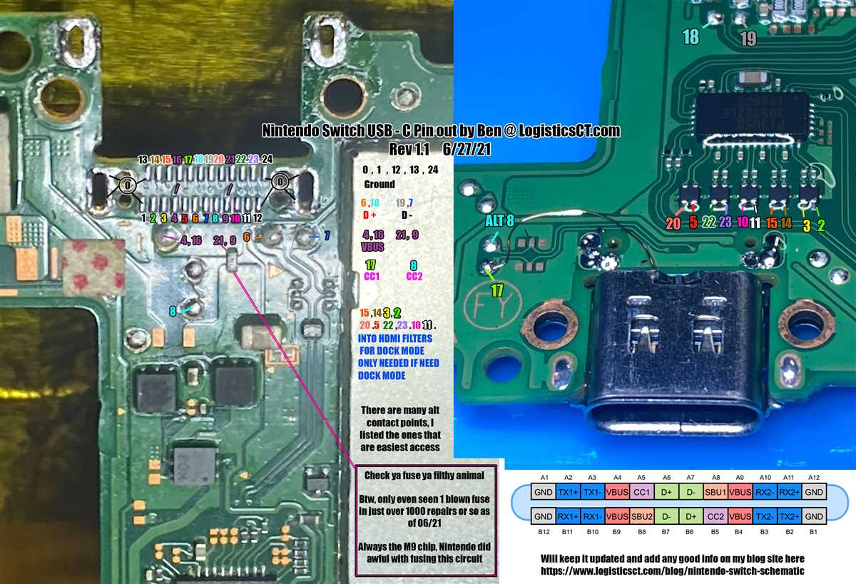 A Comprehensive Guide to Nintendo Switch Motherboard Schematics