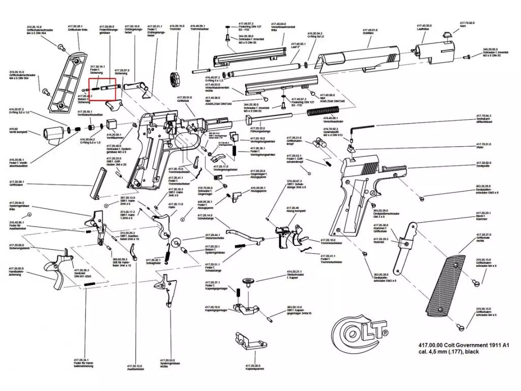 Understanding the Pistol Parts Diagram: A Complete Guide for Gun ...