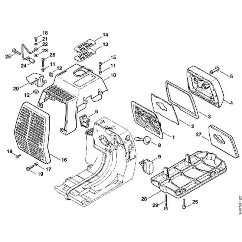 Complete Stihl BG 50 Replacement Parts Diagram: Easy Guide to Find What ...