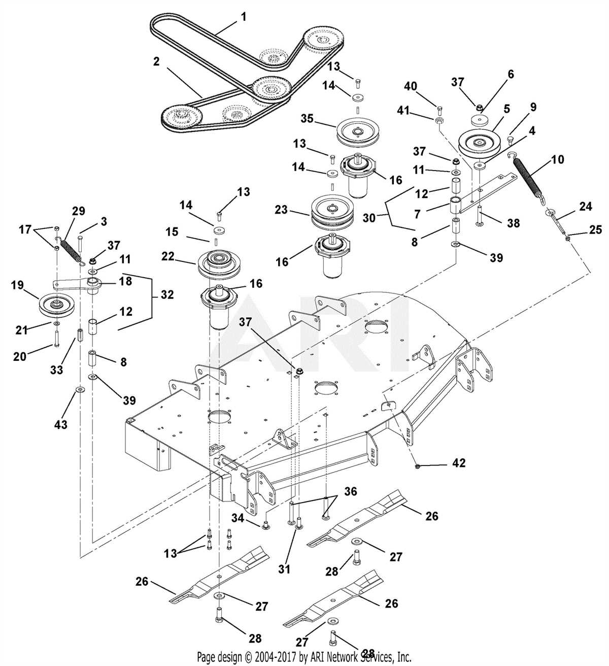 How to Replace the Mower Deck Belt on Your Ariens: Step-by-Step Diagram ...