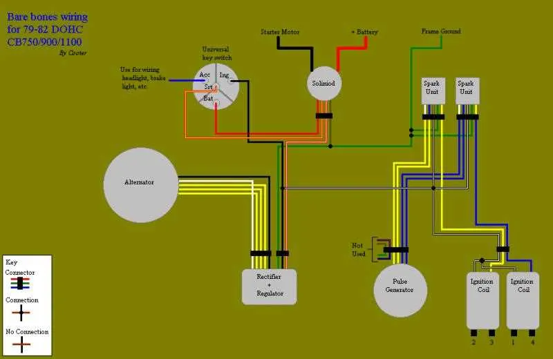 Simple Honda Motorcycle Wiring Diagram Guide