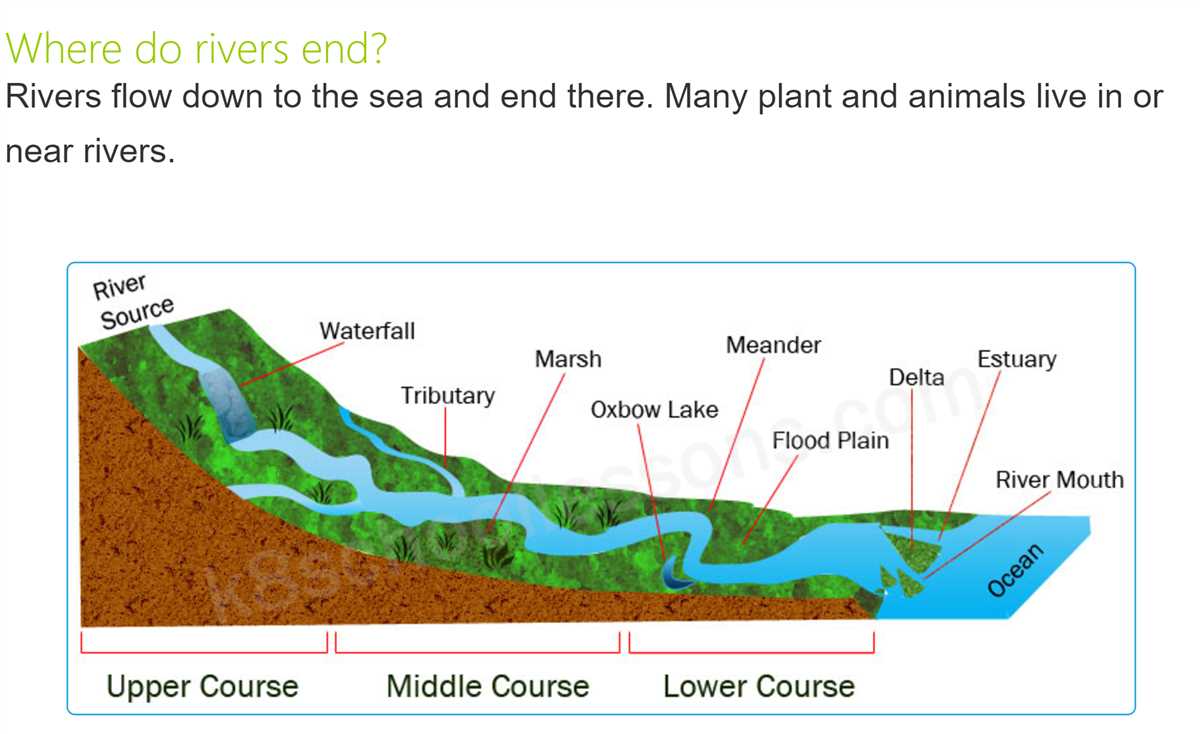 The Journey of a River: Understanding the Course with a Diagram
