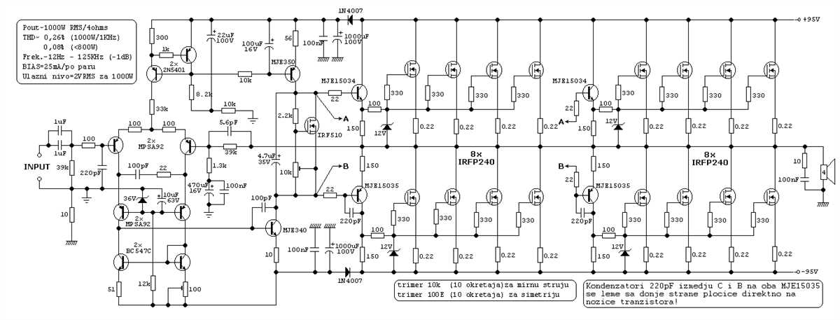 How to Build an AF Amplifier Circuit with a Detailed Diagram