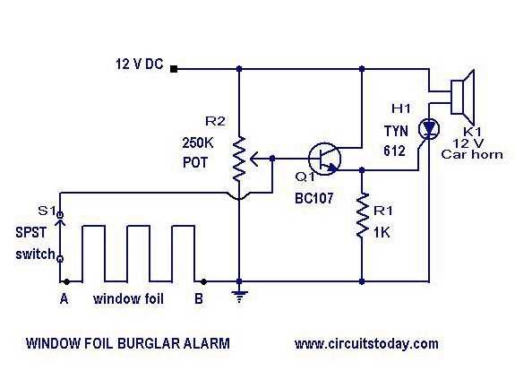 7 Essential Components of a Security Alarm Circuit Diagram