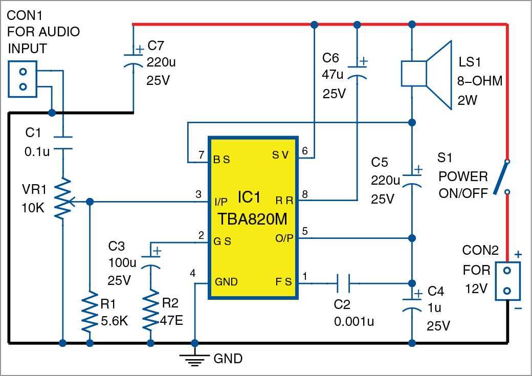 How to Build an AF Amplifier Circuit with a Detailed Diagram