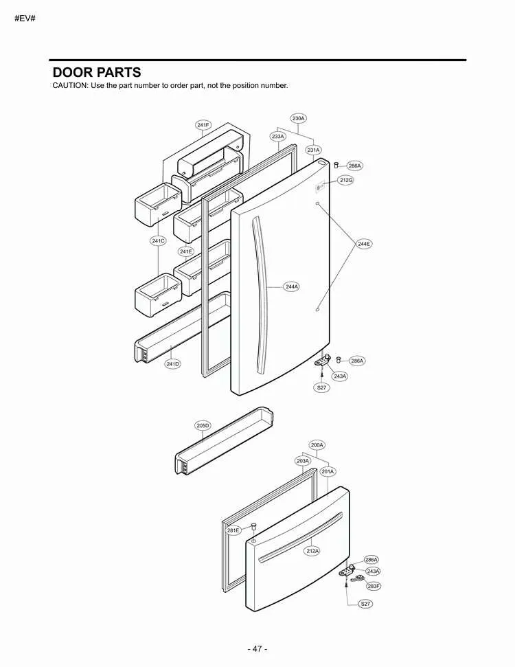 LG Refrigerator Parts Diagram and Repair Guide
