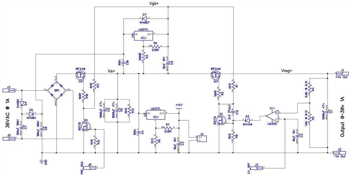 A Step-by-Step Guide to Building a Bench Power Supply Circuit Diagram