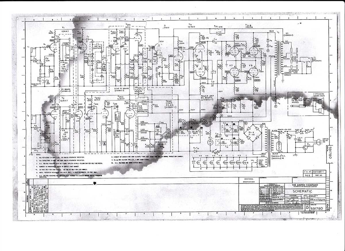 Unraveling the Mysteries of the Ampeg V4B Schematic: A Comprehensive Guide