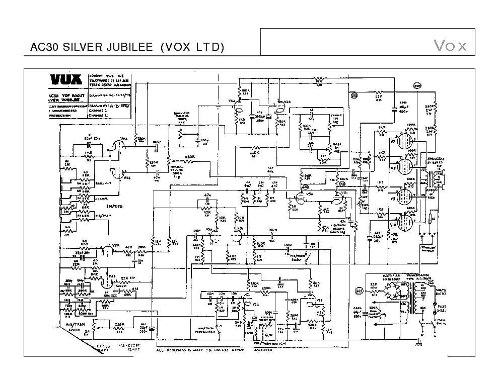 The Ultimate Guide to Understanding the Vox AC30 Schematic