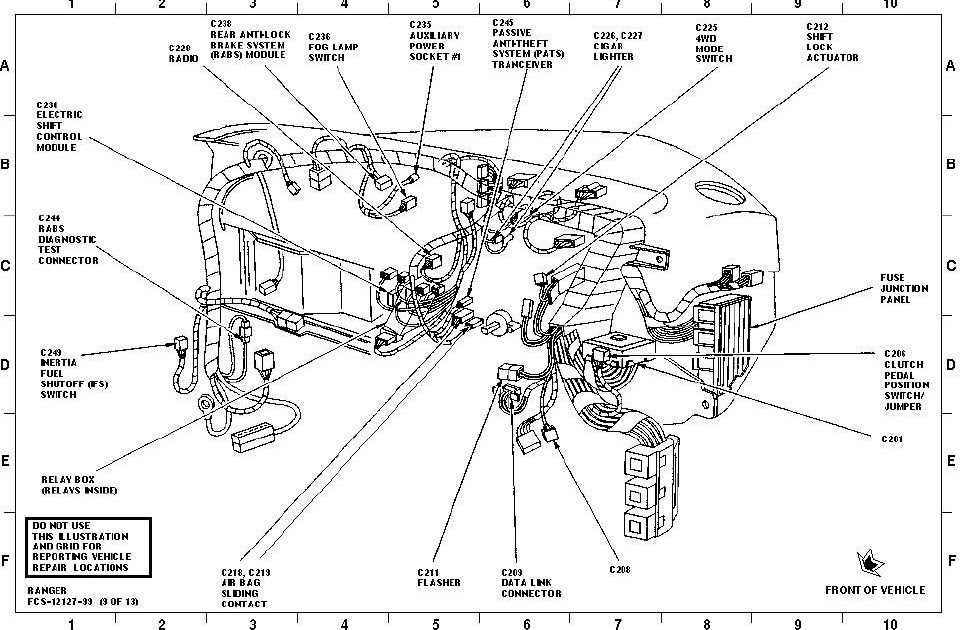 A Detailed Diagram of the Rear Heater Hose in the 2008 Ford Explorer