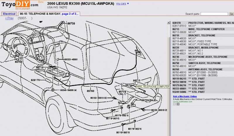 The Ultimate Guide to Understanding the 2002 Lexus RX300 Parts Diagram