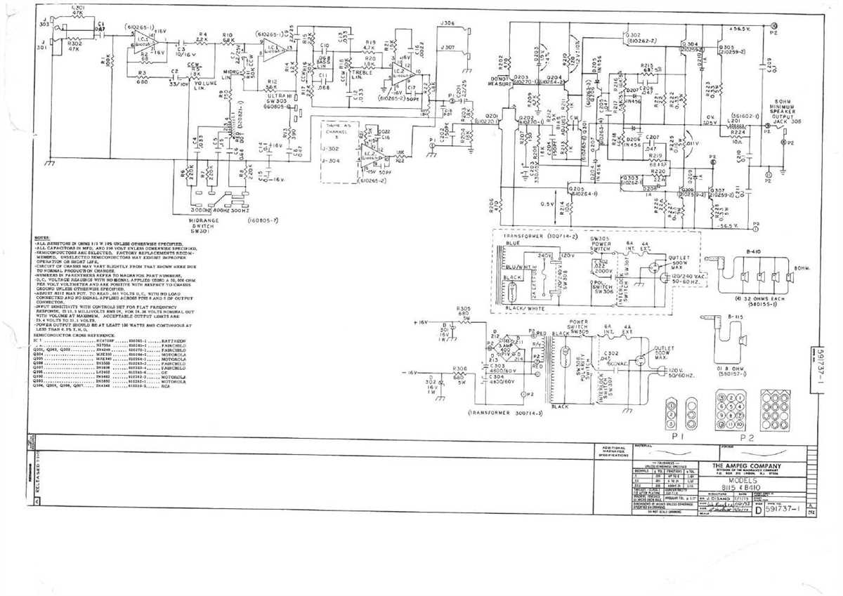Unraveling the Mysteries of the Ampeg V4B Schematic: A Comprehensive Guide