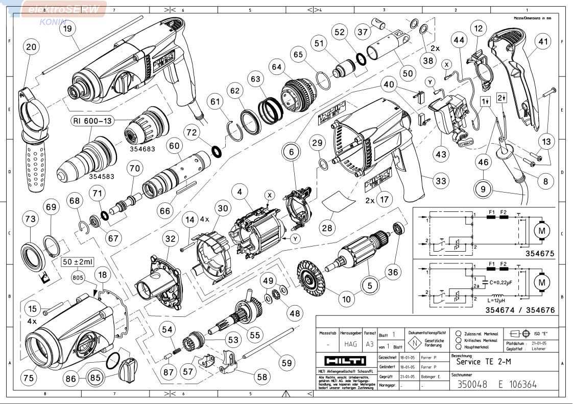 Hilti TE 25 Parts Diagram: An In-depth Guide to Understanding Every ...