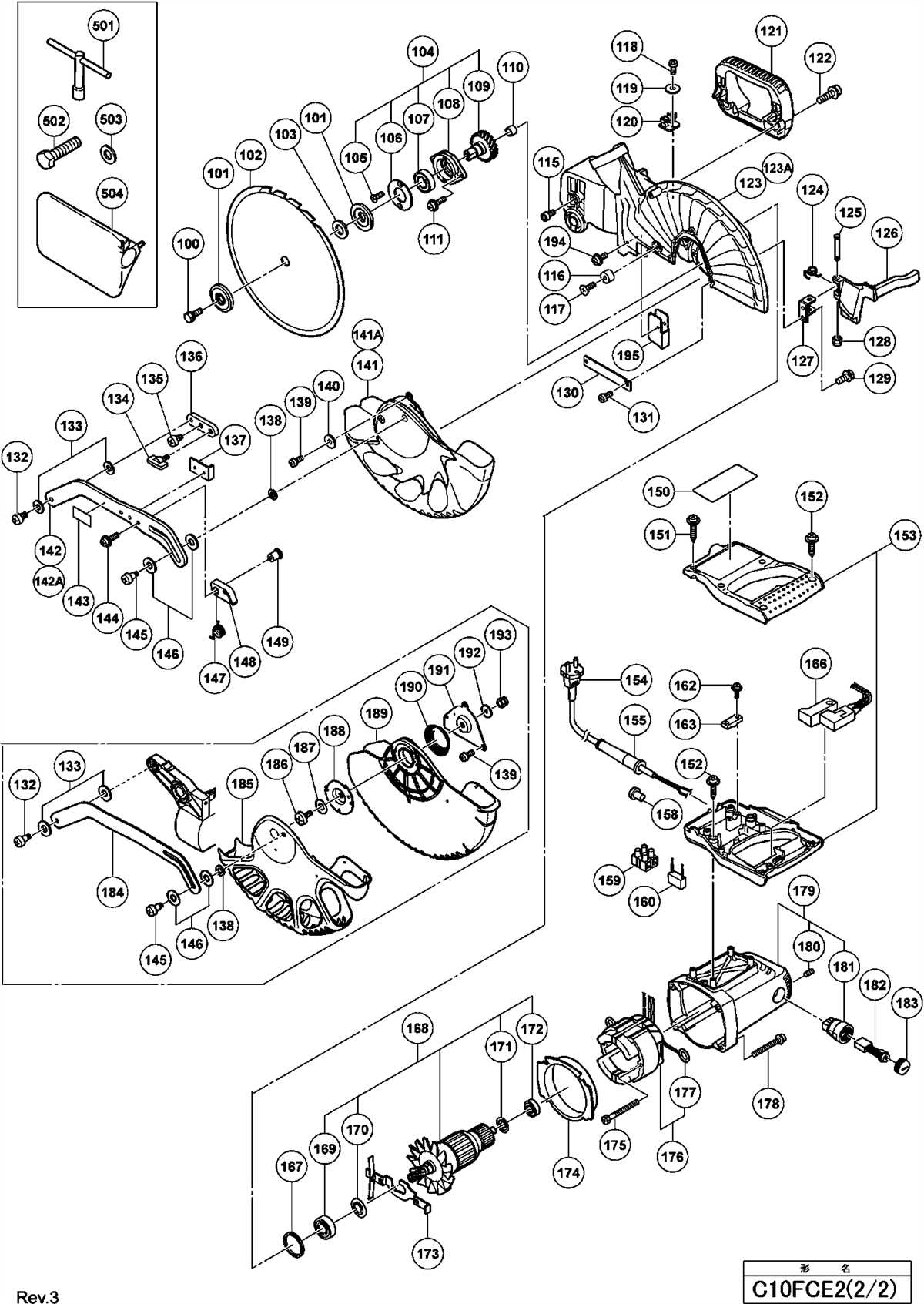Complete Guide to Hitachi C10FS Parts Diagram - Easy Breakdown and Overview