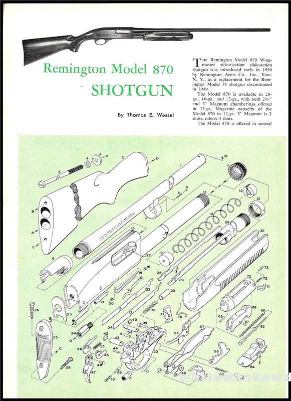 The Complete Remington 1100 Diagram Guide: Everything You Need to Know
