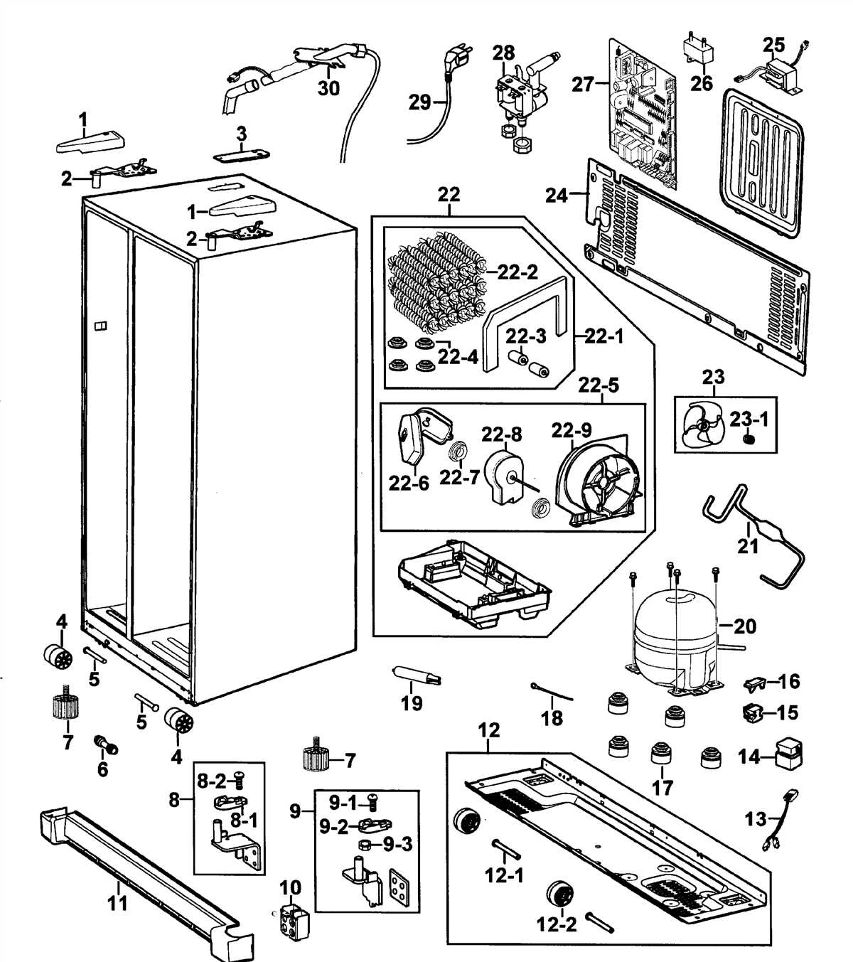 The Complete Samsung RS261MDRS Parts Diagram: Everything You Need to Know