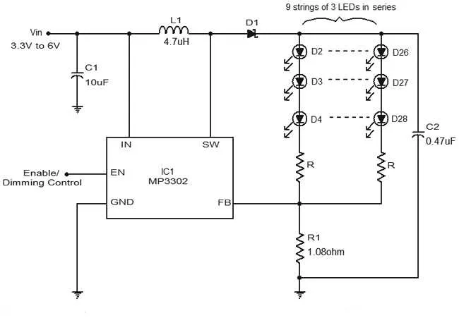 LED Light Schematic Diagram Overview