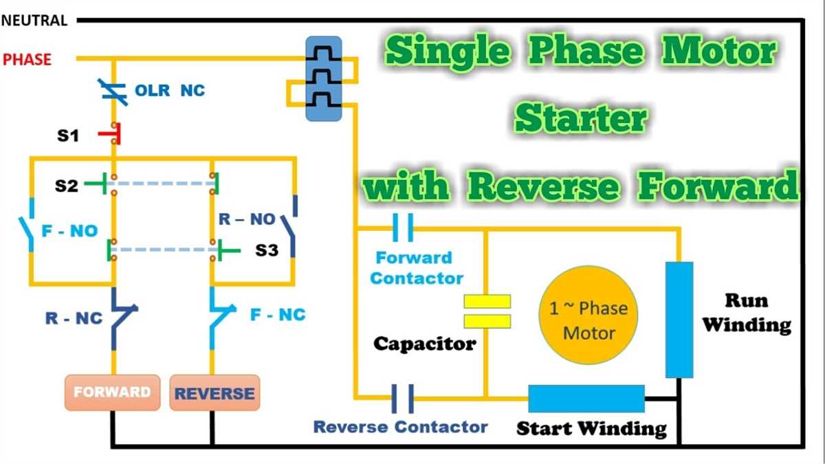 How to Wire a Single Phase Motor for Forward and Reverse Operation