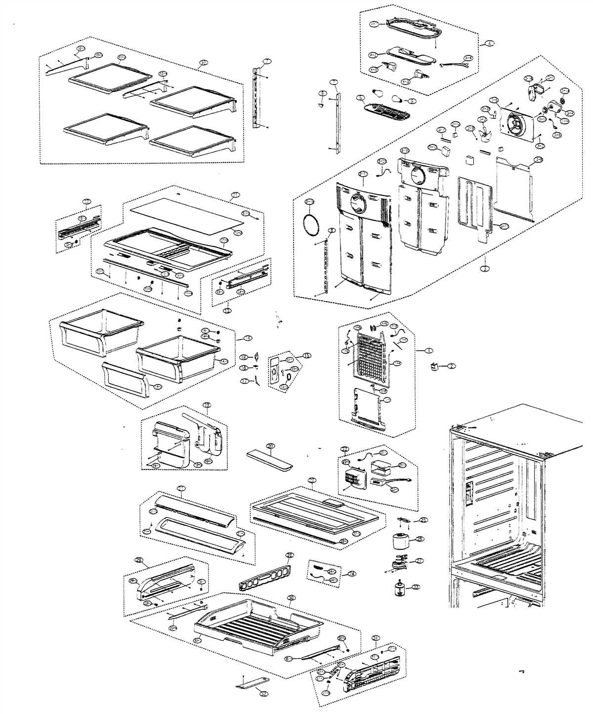 The Complete Samsung RS261MDRS Parts Diagram: Everything You Need to Know