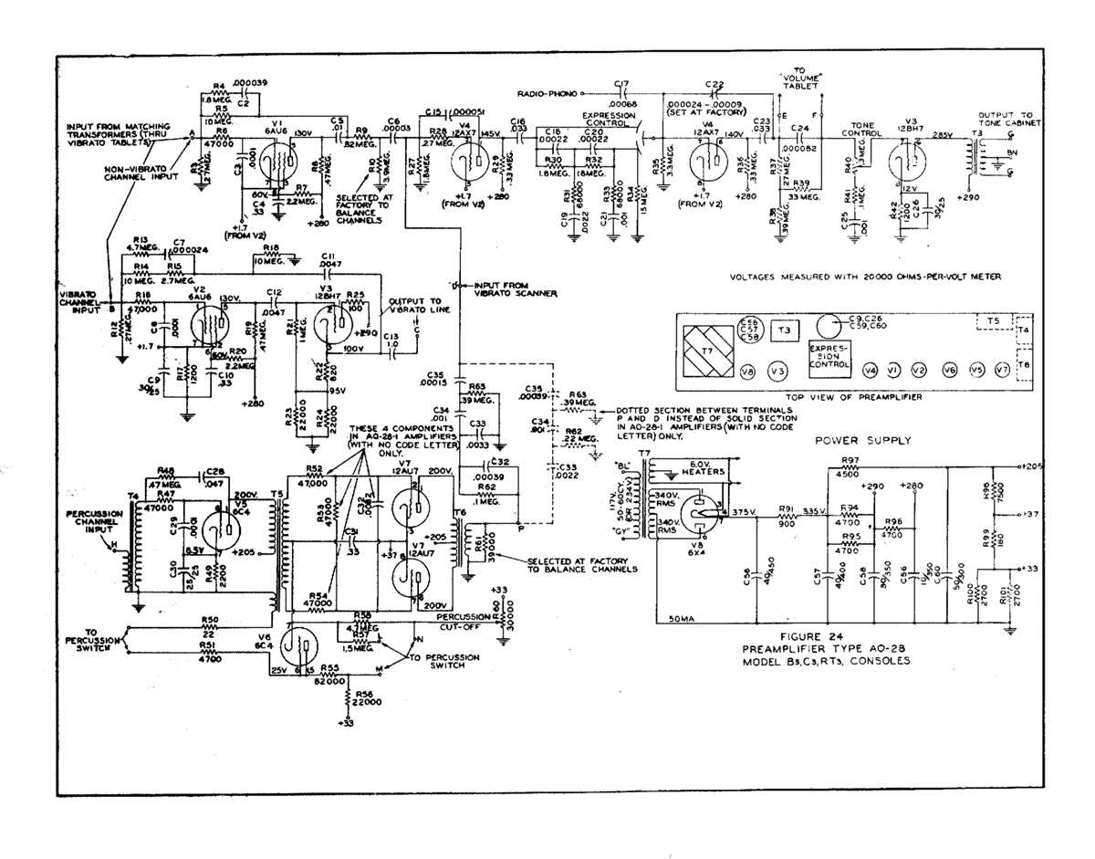 Decoding the Hammond AO-35 Schematic: Understanding its Inner Workings